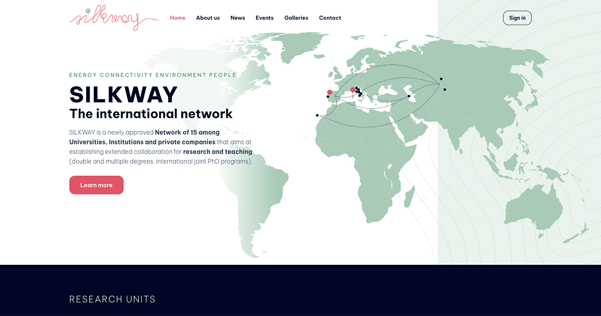 A team of experts - Silkway Network